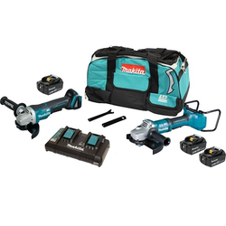 Komplet akumulatorski Combo: 2 kutije za brušenje DGA508 125mm + DGA900 ...