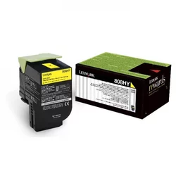 Toner LEXMARK CX410/ 510 Yellow 808HY High Yield - Return Program ...