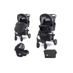 Dječja kombinirana kolica 2 u 1 Lorelli - Daisy Set, crna - Jeftinije.hr