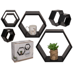 Ukrasne police, 6 kvadrata, set od 2 komada - Jeftinije.hr