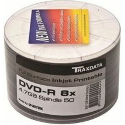 DVD-R medij TRAXDATA 4.7GB 16x speed Spindle 50/1 printable Supersize ...