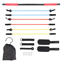 Treniranje palicom sa različitim elastikama HMS - Jeftinije.hr