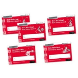 Read Write Inc. Phonics: Get Writing! Red Ditty Books 6-10 Mixed Pack ...