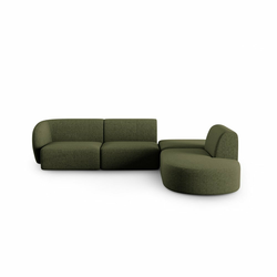 Zelena kotna sedežna garnitura (desni kot) Shane – Micadoni Home ...