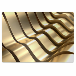 Decormat Podloga za pod stol Zlati elementi 140x100 cm 2 cm - Ceneje.si