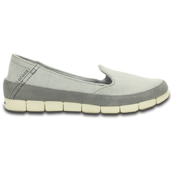 Crocs Stretch Sole Suede Skimmer Light Grey / Stucco - Jeftinije.hr