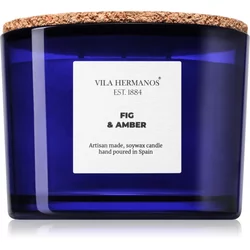 Vila Hermanos Apothecary Cobalt Blue Fig & Amber mirisna svijeća 350 g ...