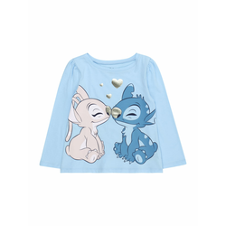 GAP Majica ''STITCH'', kraljevsko plava / nebesko plava / zlatna ...