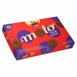 KEKSI TRIPLE COCOA MOTO, KRAŠ, 192G - Ceneje.si