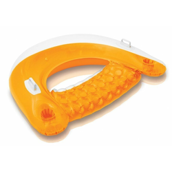 Intex madrac na napuhavanje Sit ''n'' Float, narančasti - Jeftinije.hr