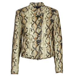 Guess Kožne i sintetičke jakne MELANIA JACKET Smeđa - Jeftinije.hr