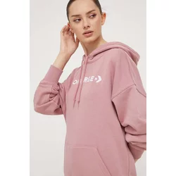 CONVERSE Sweater majica, rosé / bijela - Jeftinije.hr