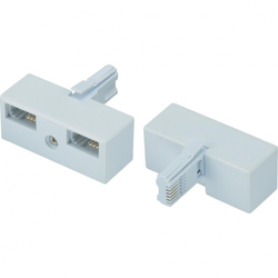 Telefonski (analogni) Y-adapter [1x telefonska utikač Engleska - 2x ...