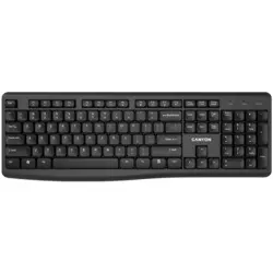 CANYON Wireless Chocolate Standard Keyboard,104 keys, slim design with ...