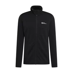 JACK WOLFSKIN Tehnička flis jakna, crna / bijela - Jeftinije.hr