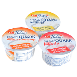 K Plus Protein Creamy quark Svježi sir razni okusi 150 g - Jeftinije.hr