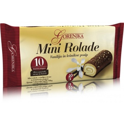 GORENJKA mini rolade z vanilijo in lešnikom, 290g - Ceneje.si