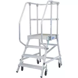 Krause Ljestva s platformom, mobilna, maks. radna visina 2.95 m Krause ...