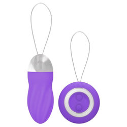 Simplicity George Rechargeable Remote Control Vibrating Egg Purple ...