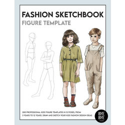 Fashion Sketchbook Kids Figure Template - Ceneje.si