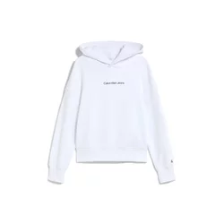 Calvin Klein Jeans Sweater majica, crna / bijela - Jeftinije.hr