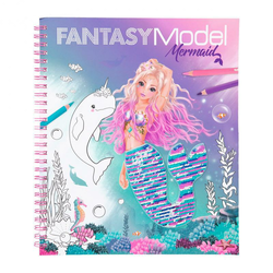 Top Model pobarvanka z bleščicami morska deklica 0011153 - Ceneje.si