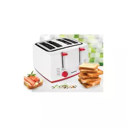 Toaster Heinner HTP-1300WHR, za 4 kos. bela / rdeča - Ceneje.si