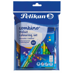 Pelikan Set Combino pobarvanka + 12 barvic - Ceneje.si