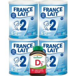 France Lait 2 nadaljevalna mlečna formula za dojenčke od 6-12 mesecev ...