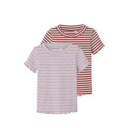 NAME IT Majica ''Vemma'', svijetloljubičasta / crna / bijela / smeđa ...