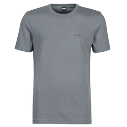 BOSS Majice s kratkimi rokavi Tee Curved 10213473 01 Siva - Ceneje.si