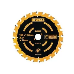DeWALT List pile EXTREME (za akumulatorske pile), 165 x 20 mm, 24 zuba ...