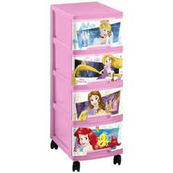 Curver predalnik s kolesi Princess, 4x 10 l - Ceneje.si