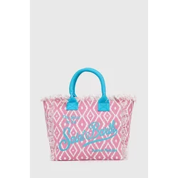 Torba za plažo MC2 Saint Barth roza barva - Ceneje.si