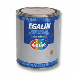 NITRO BARVA ZA KOVINO,LES COLOR EGALIN NITRO LAK ČRNI 0.75 L - Ceneje.si