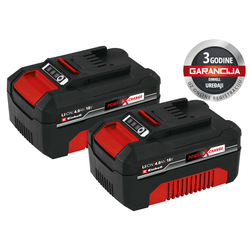 Einhell Baterija Power X-Change Twinpack 18V, 2 x 4Ah - Ceneje.si