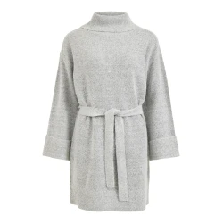 VILA Pletena haljina ''Rolfie'', siva melange - Jeftinije.hr