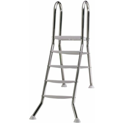 Ljestve za bazen od nehrđajućeg čelika za visinu bazena od 120 cm - 4 ...