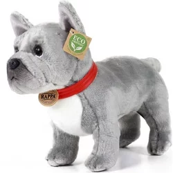 Rappa Plišast pes buldog sive barve 30 cm - Ceneje.si