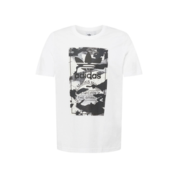 ADIDAS ORIGINALS Majica, bijela / tamo siva - Jeftinije.hr