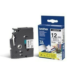BROTHER TZE231 tape black/white 12mm 8m - Ceneje.si