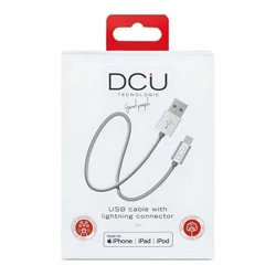 NEW USB polnilni kabel Lightning iPhone DCU Srebrna 1 m - Ceneje.si