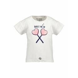 BLUE SEVEN Majica, tamno plava / roza / prljavo roza / bijela ...