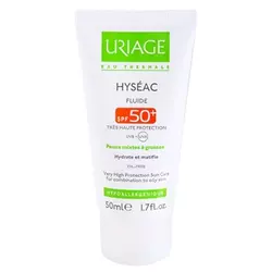 Uriage Hyséac matirajući fluid s hidratantnim učinkom SPF 50+ (Very High Protection Sun Care For ...