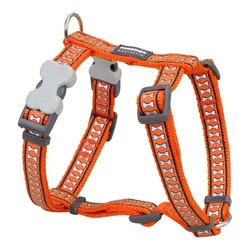 NEW Pas za psa Red Dingo Kost Odsevno 30-48 cm Oranžna - Ceneje.si
