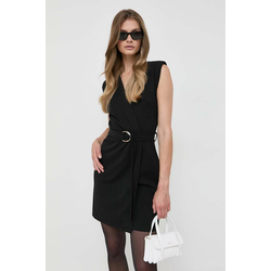 Haljina Morgan boja: crna, mini, uska - Jeftinije.hr