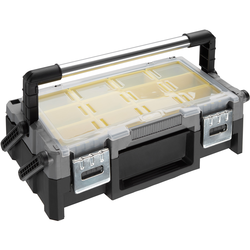 Kovček za orodje Bob s praktičnim nosilnim ročajem in zaskočnimi ...