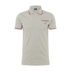 GANT Majica ''D1. 3-COL TIPPING PIQUE SS RUGGER'', siva - Ceneje.si