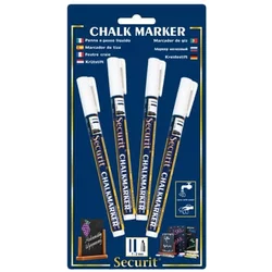Securit marker s kredom Fine, 4 bijeli - Jeftinije.hr