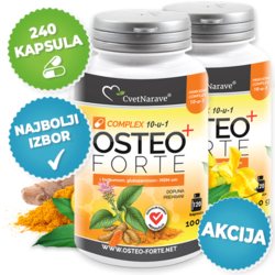 OsteoForte Plus KOMPLET 2 x 120 caps (240 kapsula) - Jeftinije.hr